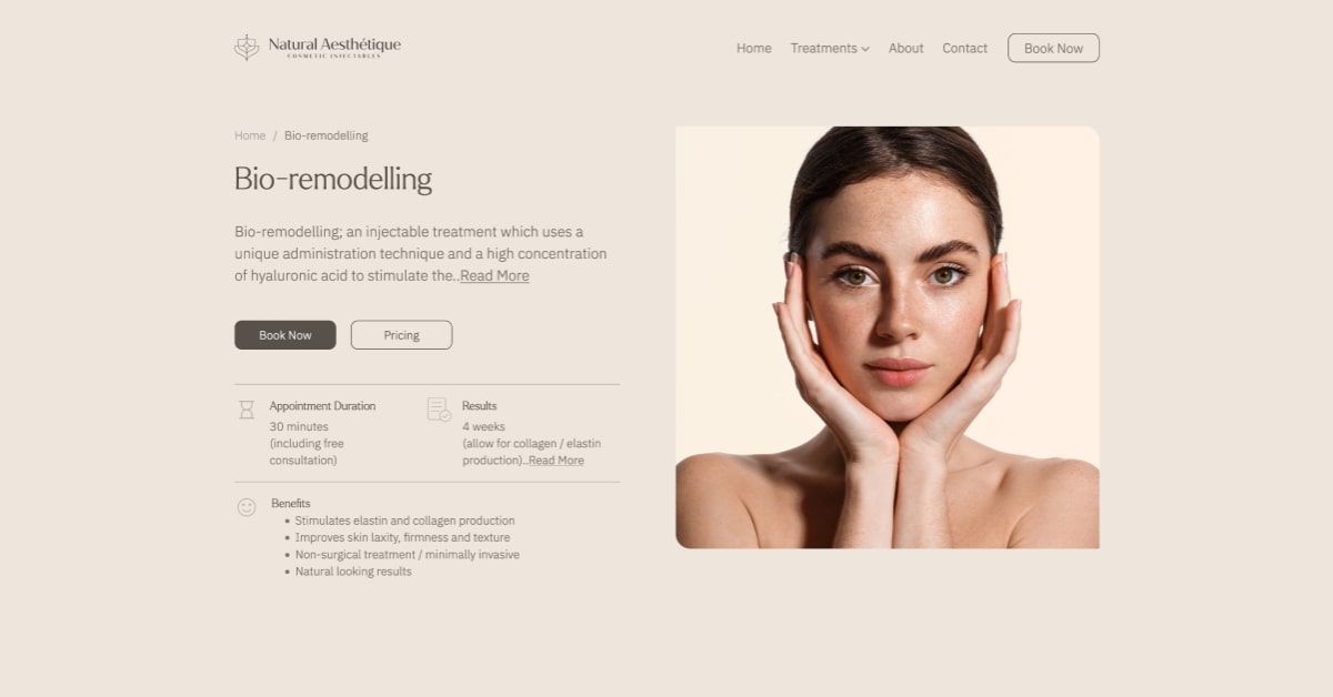 Bio-remodelling Treatment | Natural Aesthetique Pascoe Vale