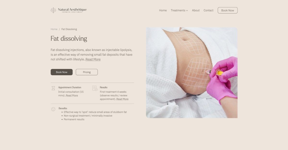Fat Dissolving Treatments | Natural Aesthetique in Melbourne